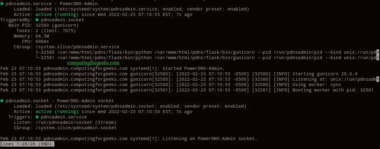 Install PowerDNS and PowerDNS Admin on Debian 12/11/10 | ComputingForGeeks