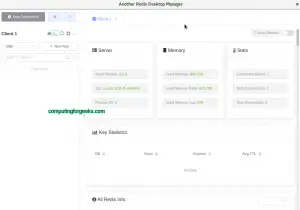 Manage Redis using Redis Desktop Manager - Redis GUI | ComputingForGeeks