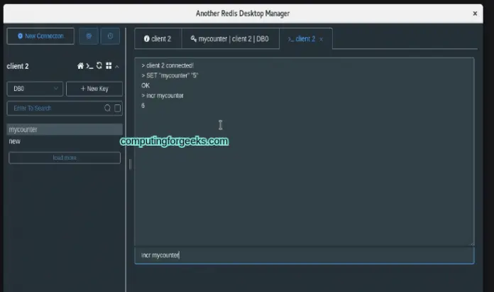 Manage Redis using Redis Desktop Manager - Redis GUI | ComputingForGeeks