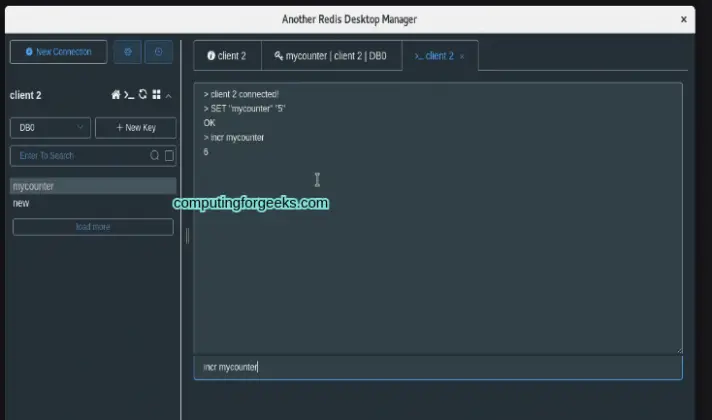 Manage Redis using Redis Desktop Manager - Redis GUI | ComputingForGeeks