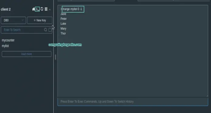 Manage Redis using Redis Desktop Manager - Redis GUI | ComputingForGeeks
