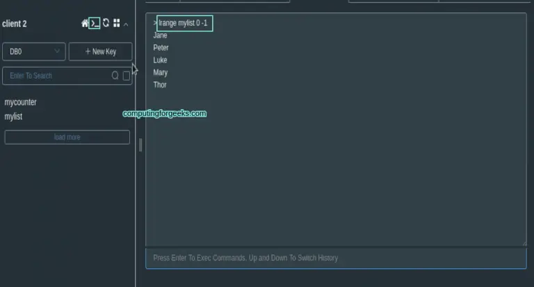 Manage Redis using Redis Desktop Manager - Redis GUI | ComputingForGeeks