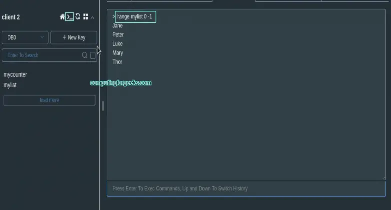 Manage Redis using Redis Desktop Manager - Redis GUI | ComputingForGeeks