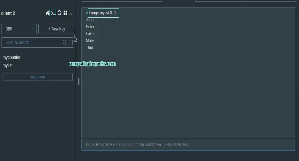 Manage Redis using Redis Desktop Manager - Redis GUI | ComputingForGeeks