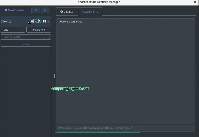 Manage Redis using Redis Desktop Manager - Redis GUI | ComputingForGeeks