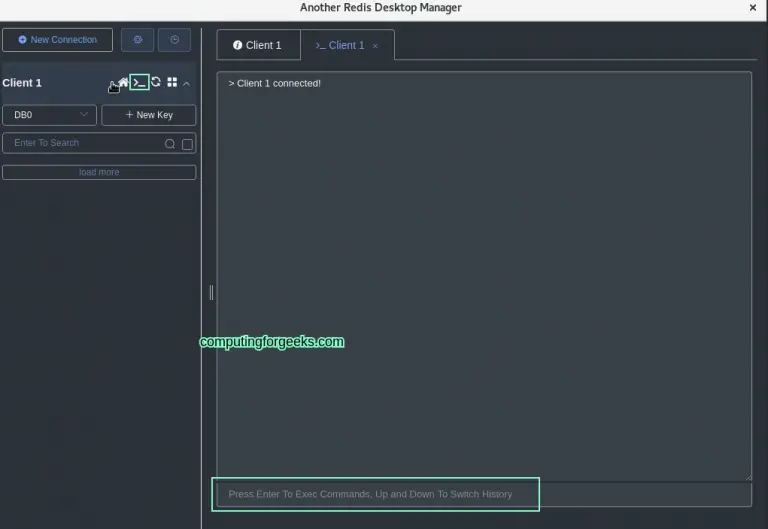 Manage Redis using Redis Desktop Manager - Redis GUI | ComputingForGeeks