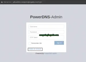 Running PowerDNS and PowerDNS Admin in Docker Containers | ComputingForGeeks