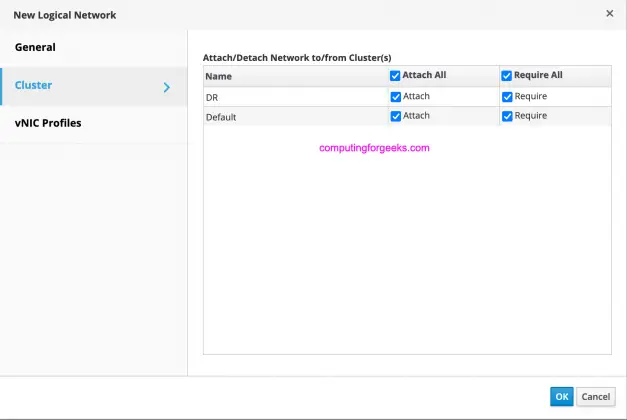 Creating VM and Storage Logical Networks in oVirt / RHEV | ComputingForGeeks