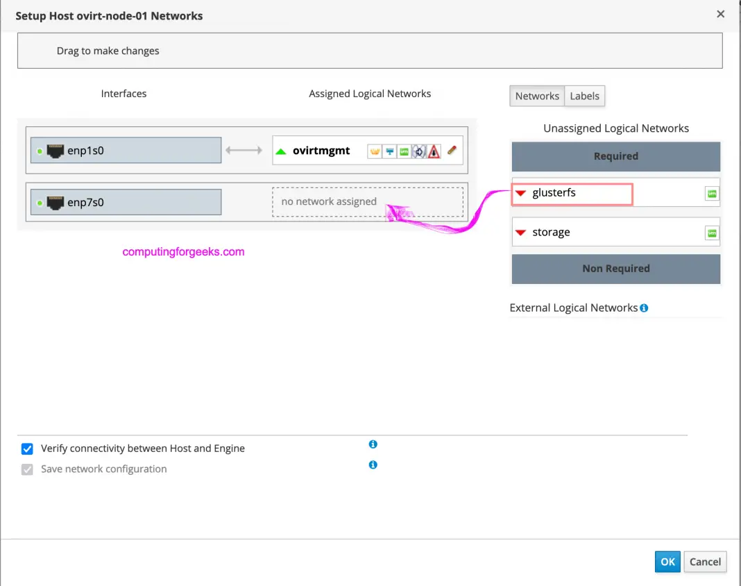 Creating VM and Storage Logical Networks in oVirt / RHEV | ComputingForGeeks