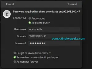 Create Samba / CIFS / NFS Shares on OpenMediaVault | ComputingForGeeks