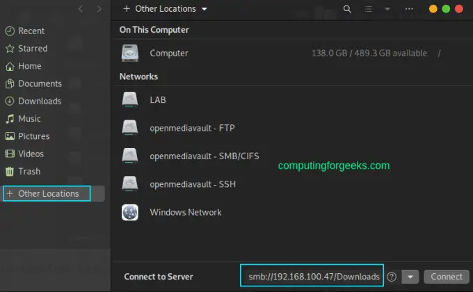 Create Samba / CIFS / NFS Shares on OpenMediaVault | ComputingForGeeks