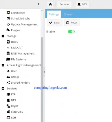 Create Samba / CIFS / NFS Shares on OpenMediaVault | ComputingForGeeks