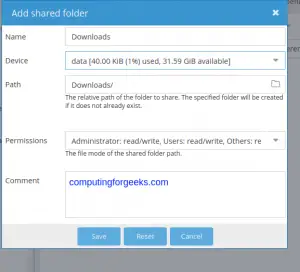 Create Samba / CIFS / NFS Shares on OpenMediaVault | ComputingForGeeks