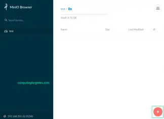 Deploy and Manage MinIO Storage on Kubernetes | ComputingForGeeks