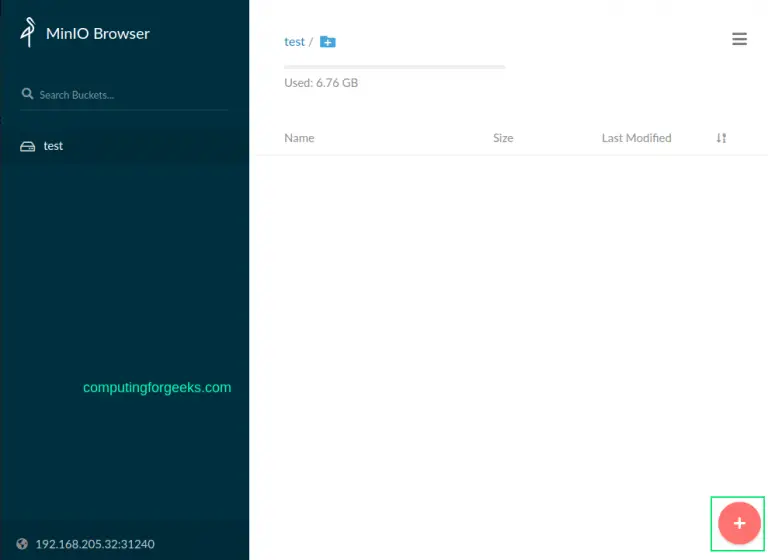 Deploy and Manage MinIO Storage on Kubernetes | ComputingForGeeks