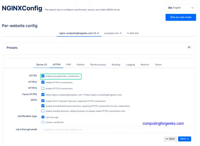 Easily Generate Nginx Configuration Files Using Nginxconfig 5954