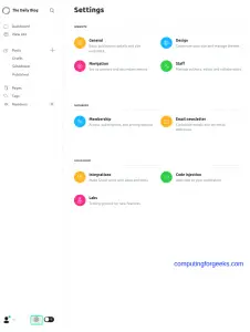 How To Run Ghost CMS in Docker Containers | ComputingForGeeks