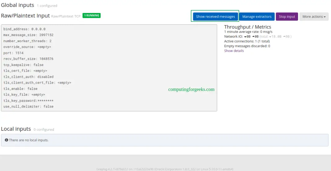 How To Run Graylog Server in Docker Containers | ComputingForGeeks