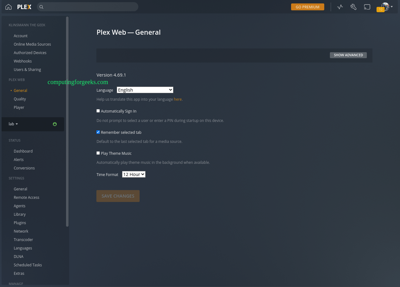 How To Run Plex Media Server in Docker Containers | ComputingForGeeks
