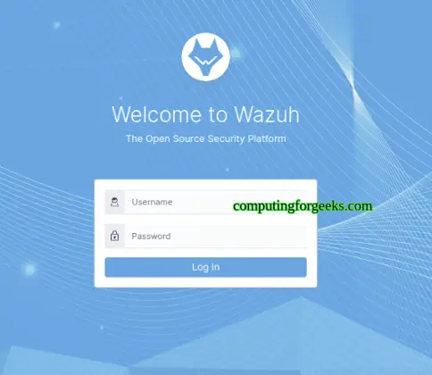 Run Wazuh Server in Docker Container using Compose | ComputingForGeeks