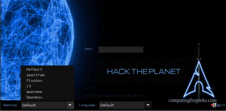 Install BlackArch Linux on VirtualBox or VMWare using OVA | ComputingForGeeks