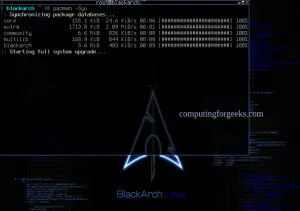 Install BlackArch Linux on VirtualBox or VMWare using OVA | ComputingForGeeks