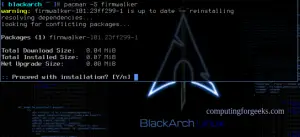 Install BlackArch Linux on VirtualBox or VMWare using OVA | ComputingForGeeks