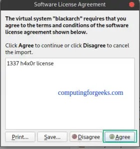 Install BlackArch Linux on VirtualBox or VMWare using OVA | ComputingForGeeks