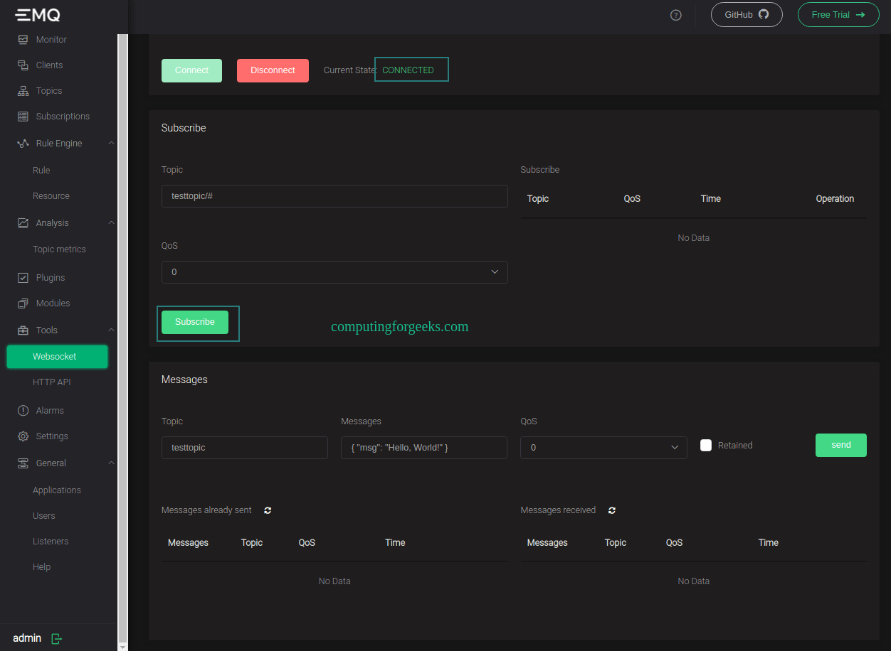 Install EMQX MQTT Broker on Rocky Linux 8|AlmaLinux 8 [Guide]