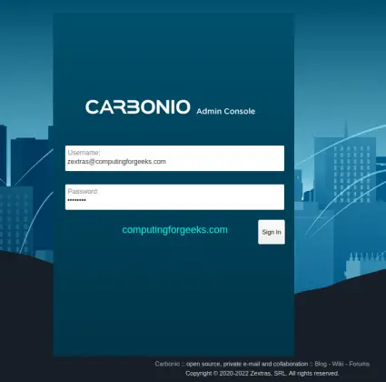Install Zimbra Zextras Carbonio CE on Ubuntu 20.04 | ComputingForGeeks