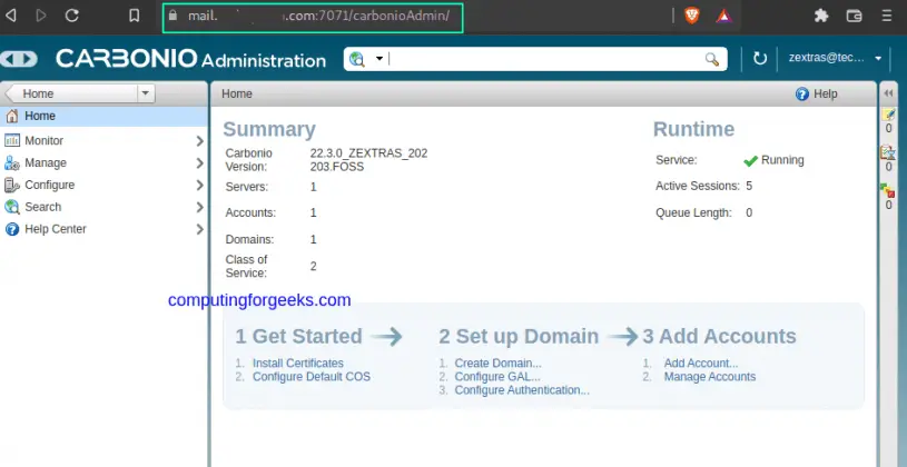 Install Zimbra Zextras Carbonio CE on Ubuntu 20.04 | ComputingForGeeks