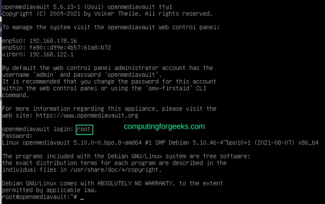 Install and Configure OpenMediaVault NAS Storage Server | ComputingForGeeks