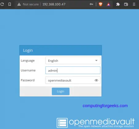 Install and Configure OpenMediaVault NAS Storage Server | ComputingForGeeks