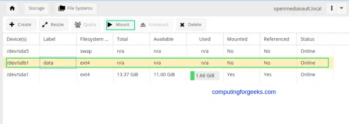 Install and Configure OpenMediaVault NAS Storage Server | ComputingForGeeks