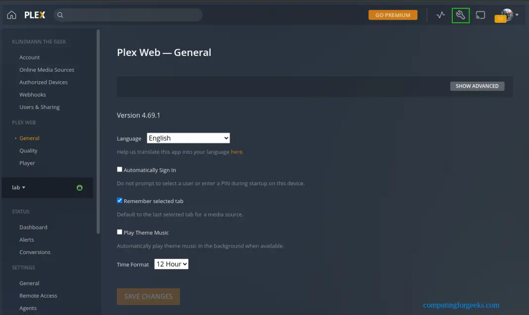 Install Plex Media Server on Debian 12/11/10 | ComputingForGeeks