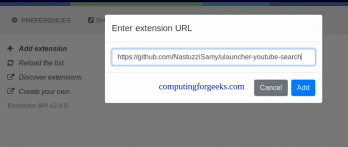 Launch Apps on Linux using Ulauncher Linux App Launcher | ComputingForGeeks