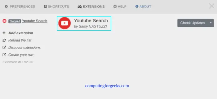 Launch Apps on Linux using Ulauncher Linux App Launcher | ComputingForGeeks