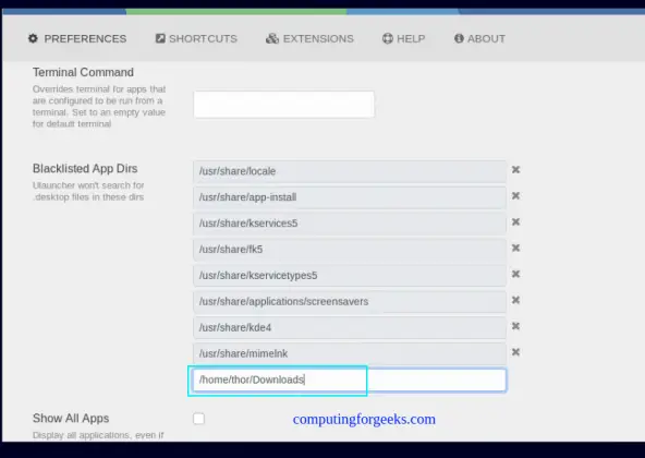 Launch Apps on Linux using Ulauncher Linux App Launcher | ComputingForGeeks