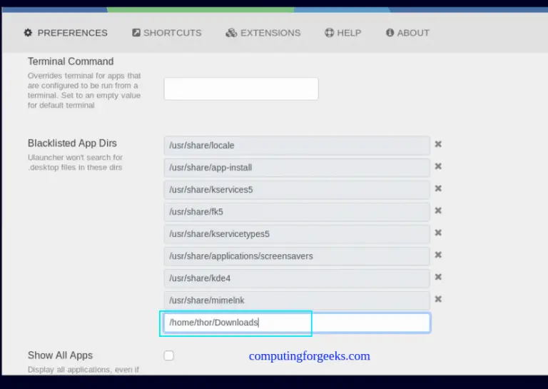Launch Apps on Linux using Ulauncher Linux App Launcher | ComputingForGeeks