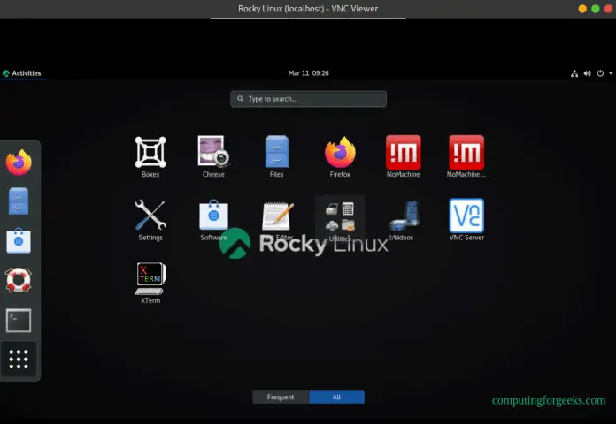 Setup RealVNC Server and Client on Rocky Linux 8|AlmaLinux 8 | ComputingForGeeks