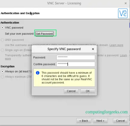 Setup RealVNC Server and Client on Rocky Linux 8|AlmaLinux 8 ...