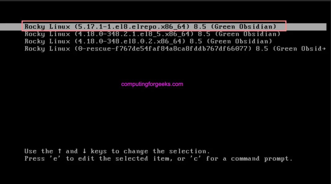 Install Linux Kernel 5.17 on CentOS 8|Rocky Linux 8 | ComputingForGeeks