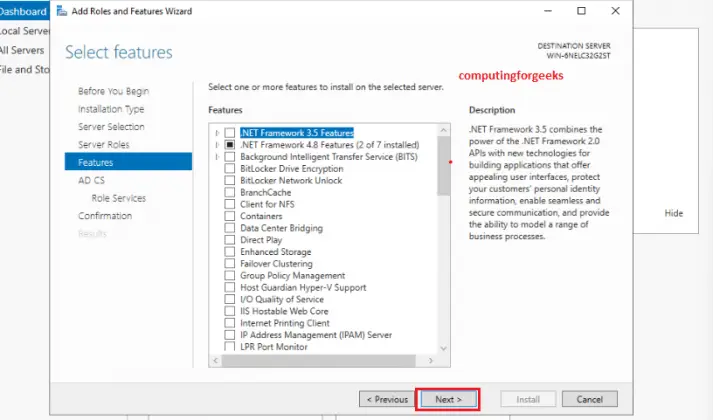 Install Active Directory Domain Services in Windows Server 2022 | ComputingForGeeks