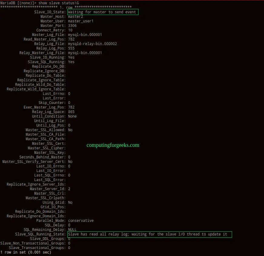 Configure Mariadb Master Master Replication On Ubuntu 220420041804 Computingforgeeks