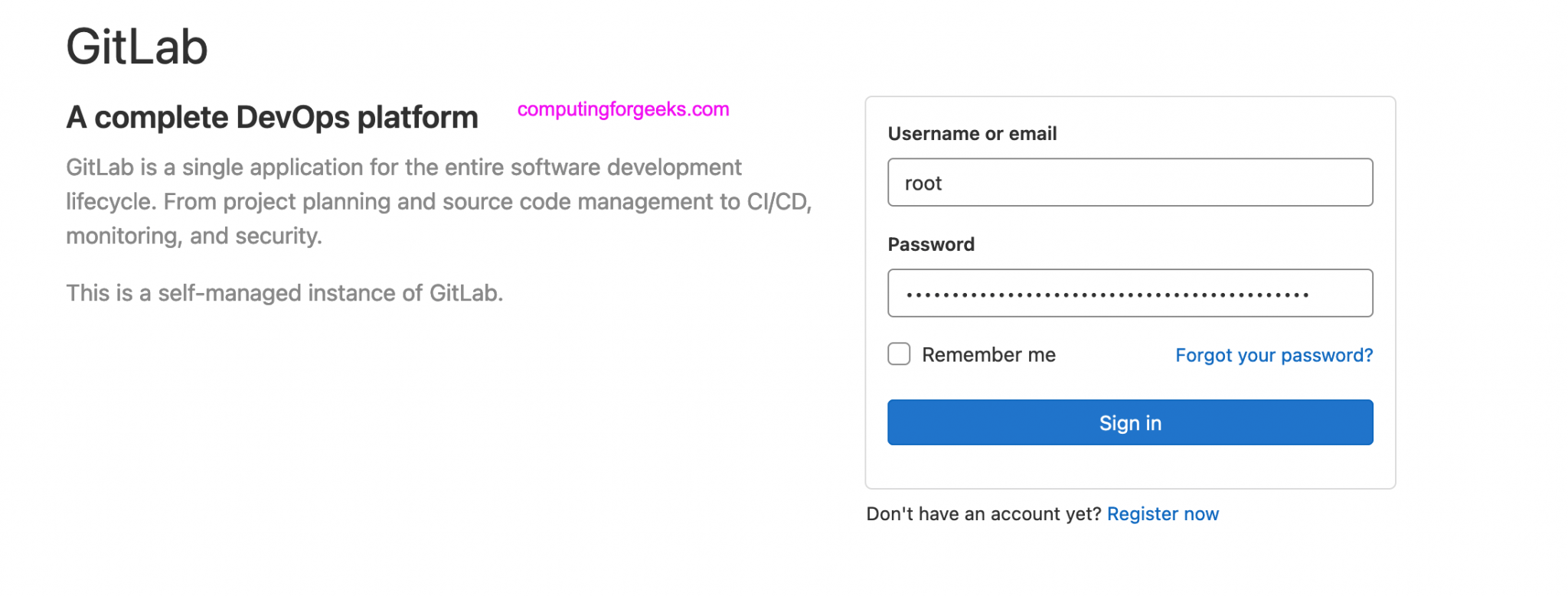 How To Install Gitlab Ce On Ubuntu 220420041804 Computingforgeeks