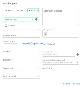 Run Semaphore Ansible web UI in Docker Container | ComputingForGeeks