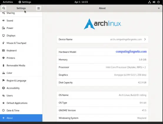 How To Install Arch Linux using Arch Linux installer | ComputingForGeeks