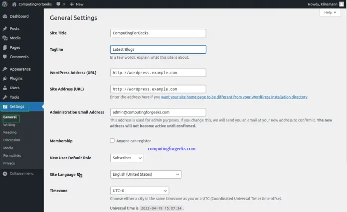 Install Wordpress On Debian With Apache And Lets Encrypt Computingforgeeks 