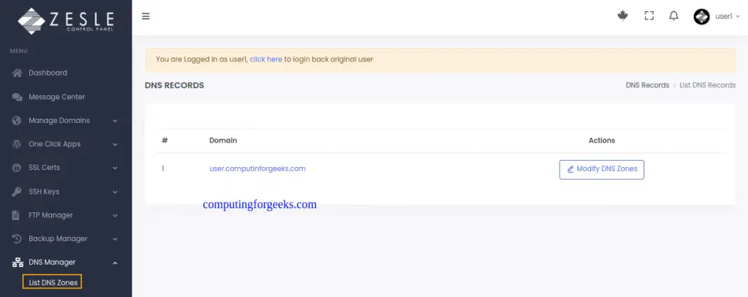 Install ZesleCP Control Panel on CentOS 7 / Ubuntu 20.04 | ComputingForGeeks