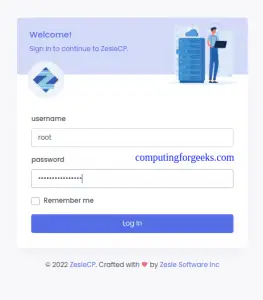 Install ZesleCP Control Panel on CentOS 7 / Ubuntu 20.04 | ComputingForGeeks